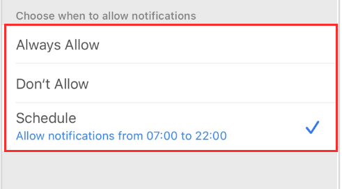 Notifications – Symphony Help Center