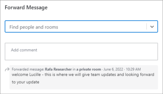 Forward messages and attachments – Symphony Help Center