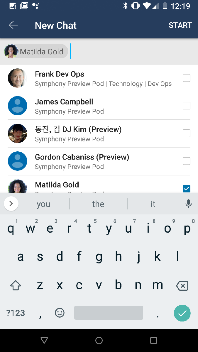 Messages – Symphony Help Center