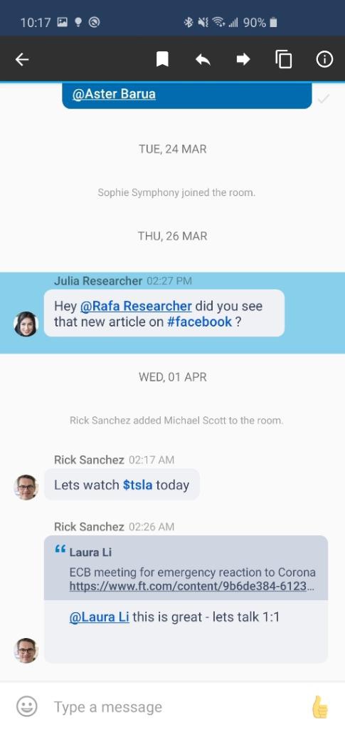 Messages – Symphony Help Center