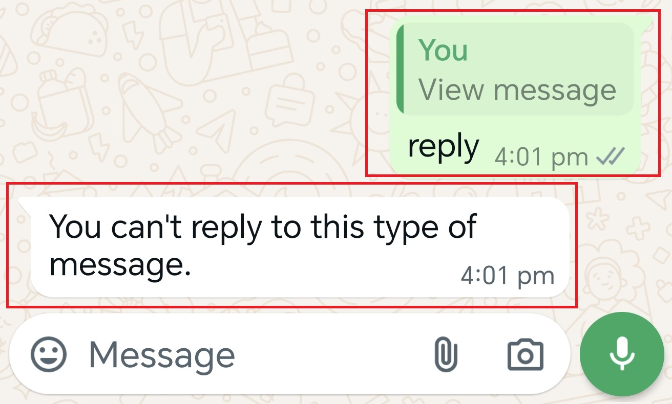 Can't reply to this type of message WhatsApp error – Symphony Help Center