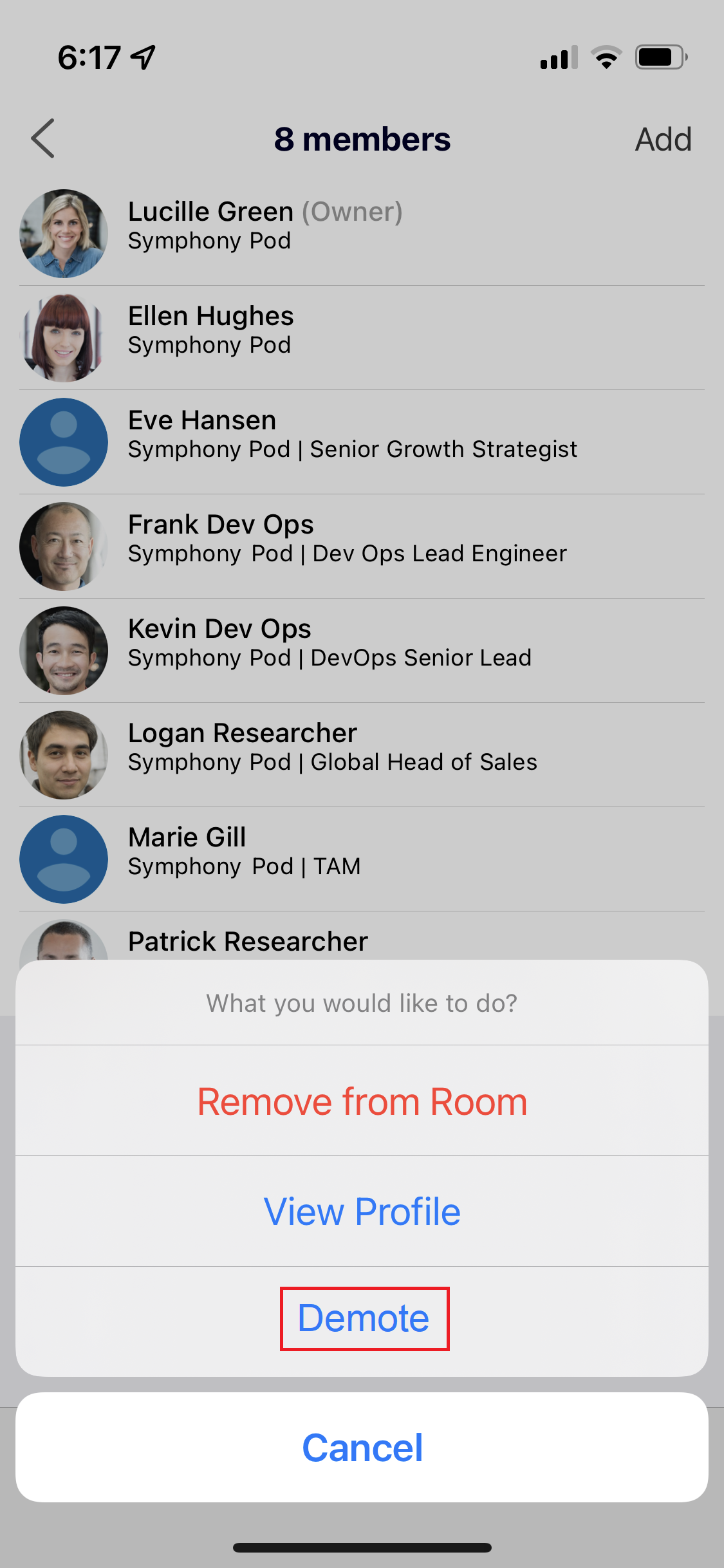 Messages – Symphony Help Center